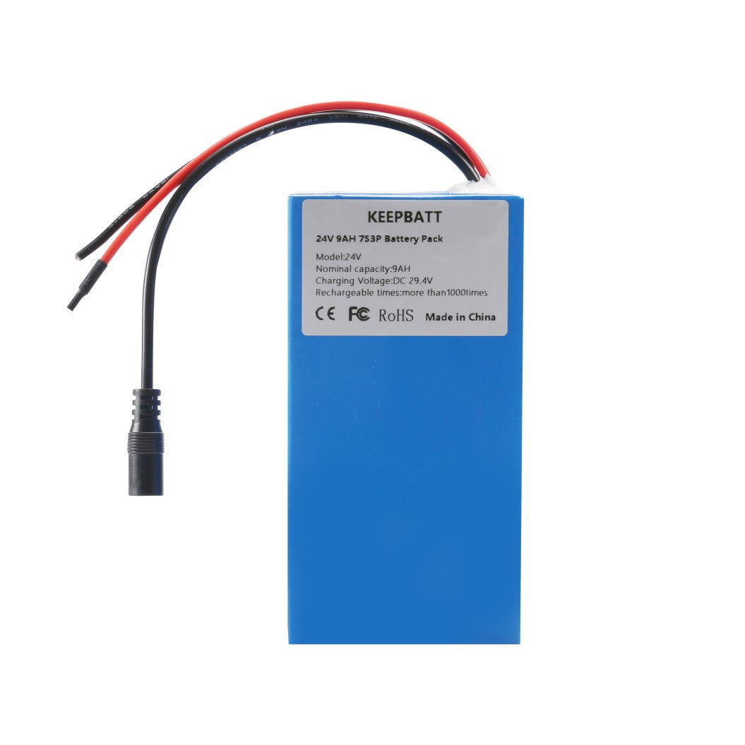 KEEPBATT 24V 25.2V 9Ah 7S3P 9000mAh 18650 Battery Pack Ebike Moped wit ...