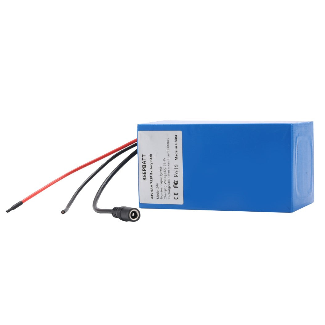KEEPBATT 24V 25.2V 9Ah 7S3P 9000mAh 18650 Battery Pack Ebike Moped wit ...
