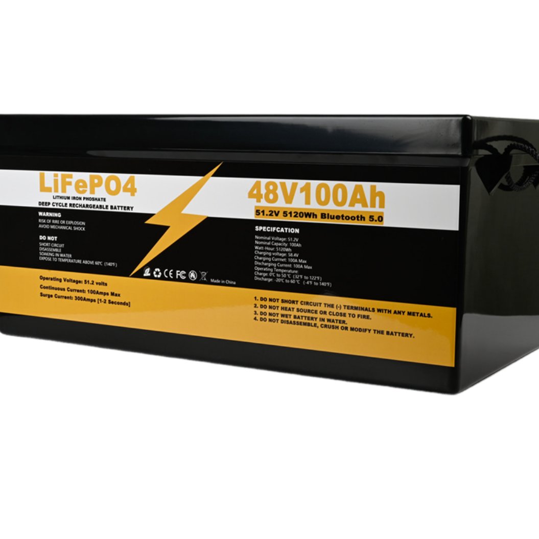Lifepo4 48V 100AH Deep Cycle Rechargeable Battery Solar Lithium Ion Ba ...