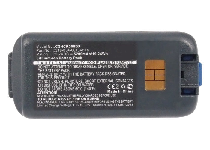 3.7V 5200mAh Barcode Scanner Battery for CK3 CK3A CK3C CK3C1 CK3N CK3N ...
